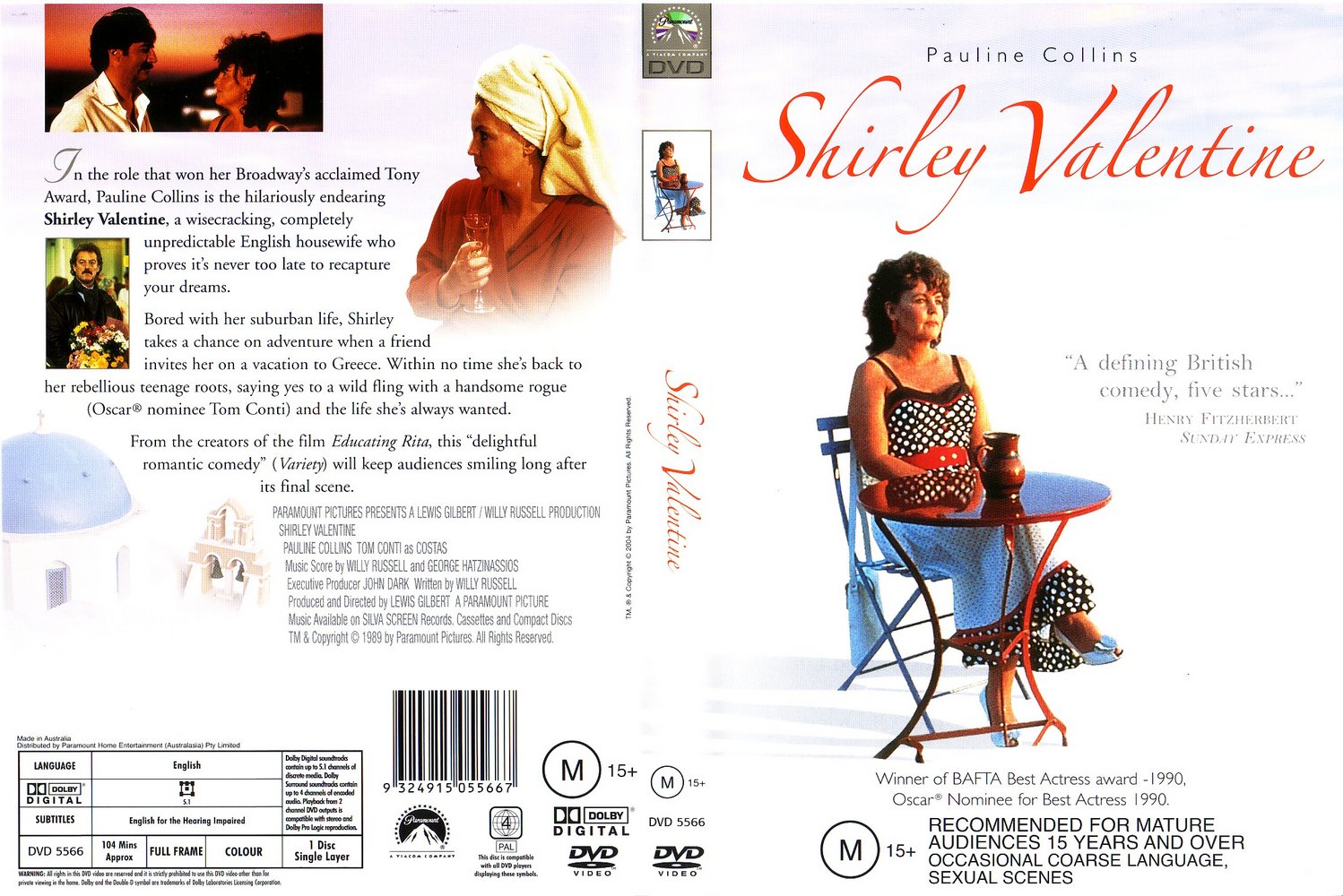 MI CINE: SHIRLEY VALENTINE